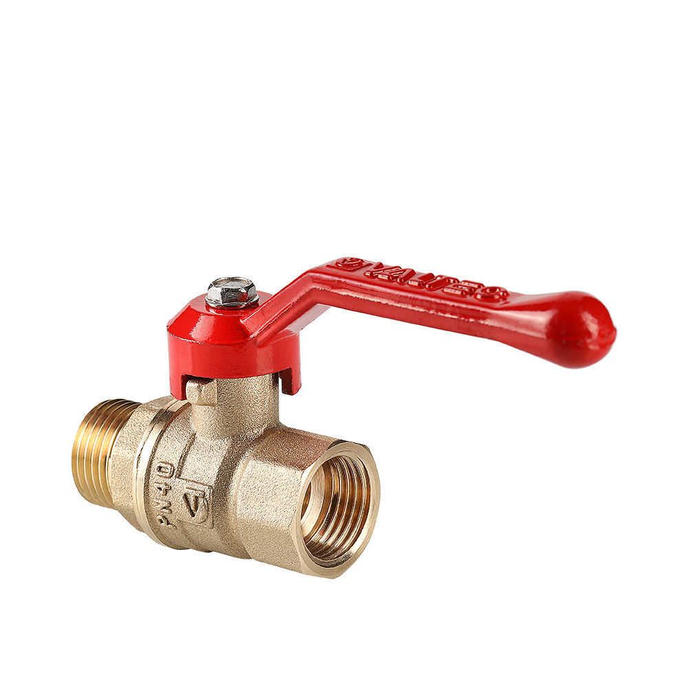 Купить Кран шаровой СТАНДАРТ, длинная рукоятка 1/2", вн.-нар. (PN40) VALTEC VT.121.GN.04 по ...